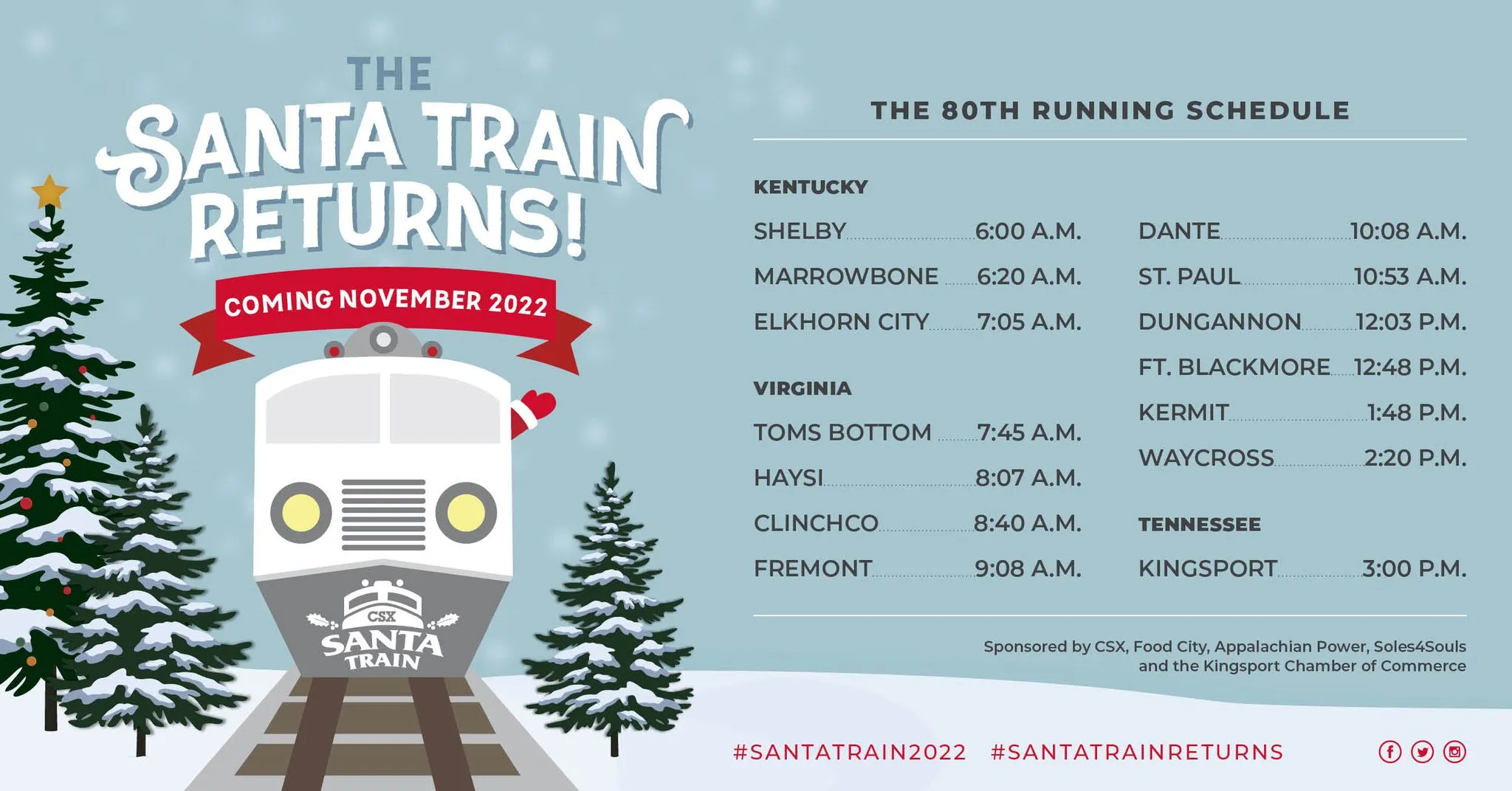 Santa Train hits the rails again this weekend - Mountain Top Media